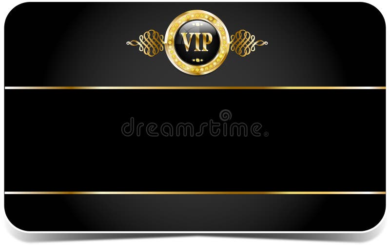 Carta premio di VIP illustrazione vettoriale. Illustrazione di fortuna ...