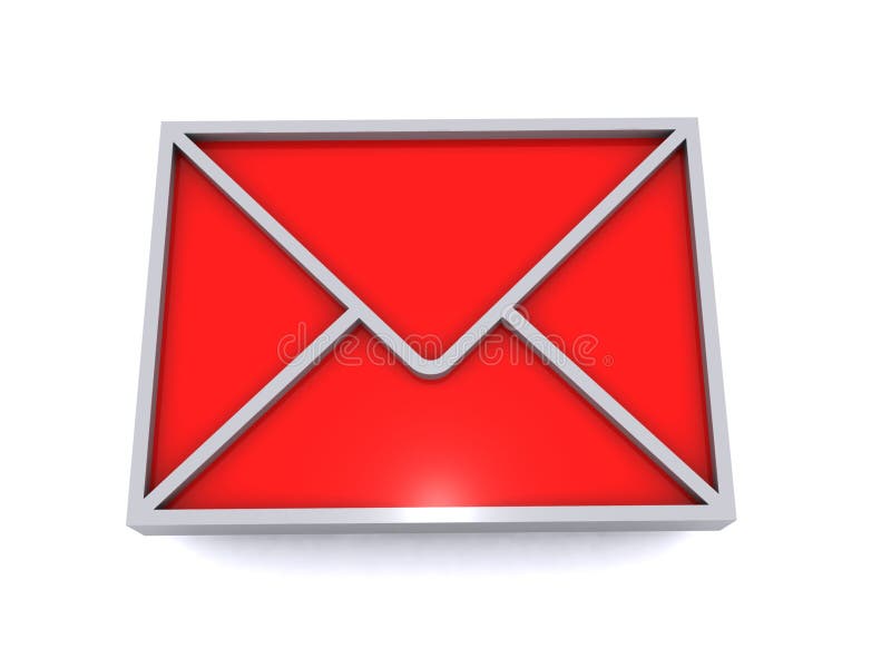 Carta roja foto de archivo. Imagen de negocios, internet - 21362296