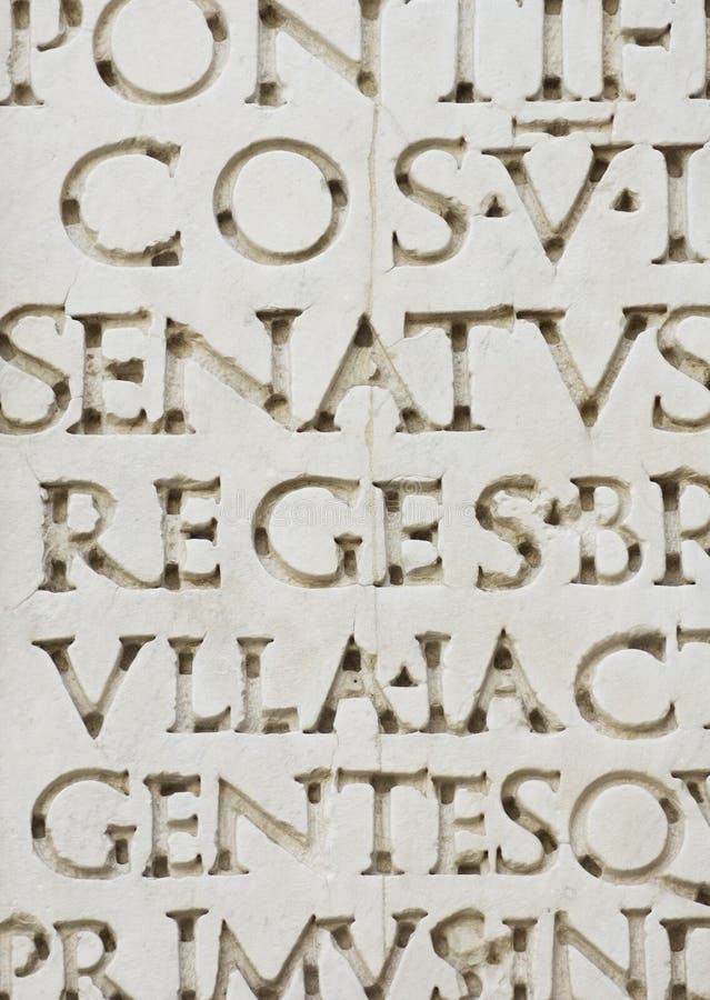 Textura De Las Cartas Romanas Foto de archivo - Imagen de marrón ...