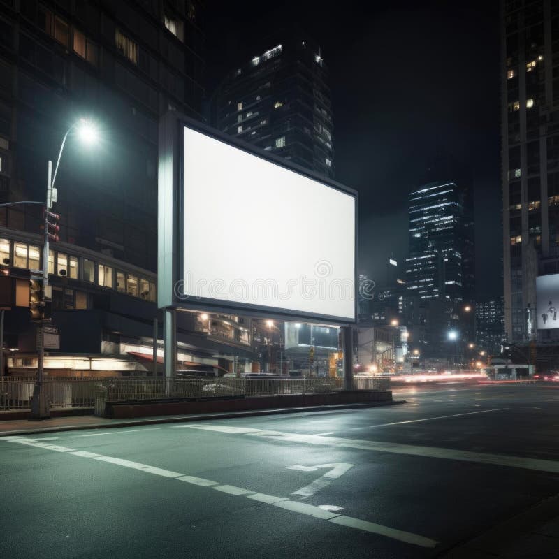 Cartaz De Outdoor Vertical Em Branco Com Cartaz De Rua Com Fundo De ...