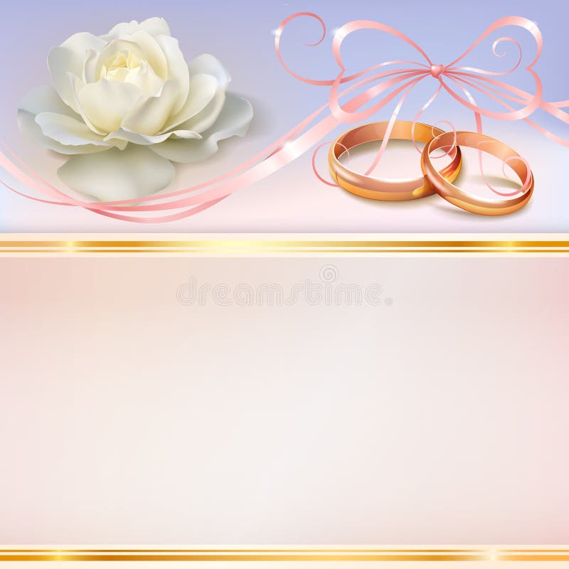 Carte D'invitation De Mariage Illustration de Vecteur - Illustration du ... Carte D'invitation De Mariage Illustration de Vecteur - Illustration du ...