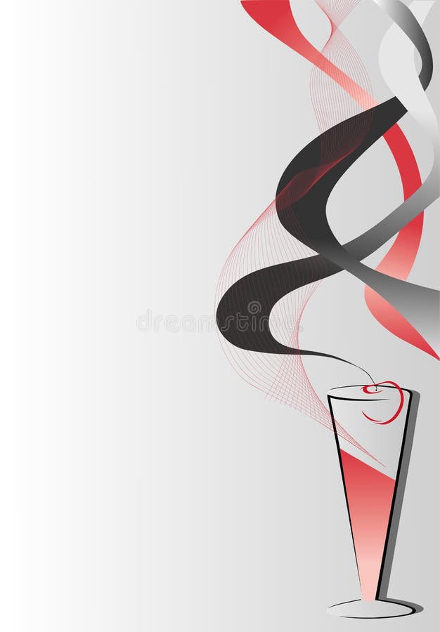 Carte de boisson illustration de vecteur. Illustration du conception ...