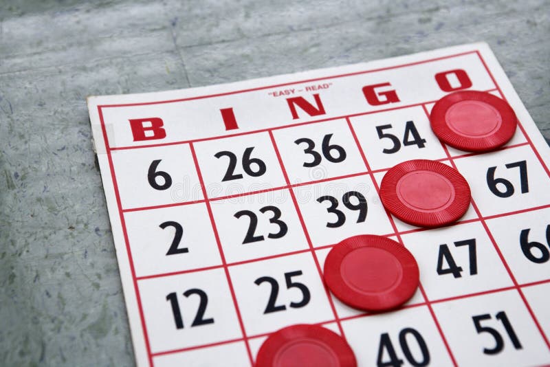 Carte De Gain De Bingo-test. Image stock - Image du personne, image ...