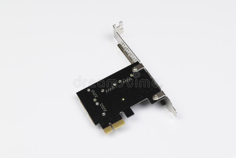Carte de hub de PCIe x1 image stock. Image du microcircuit - 140301875
