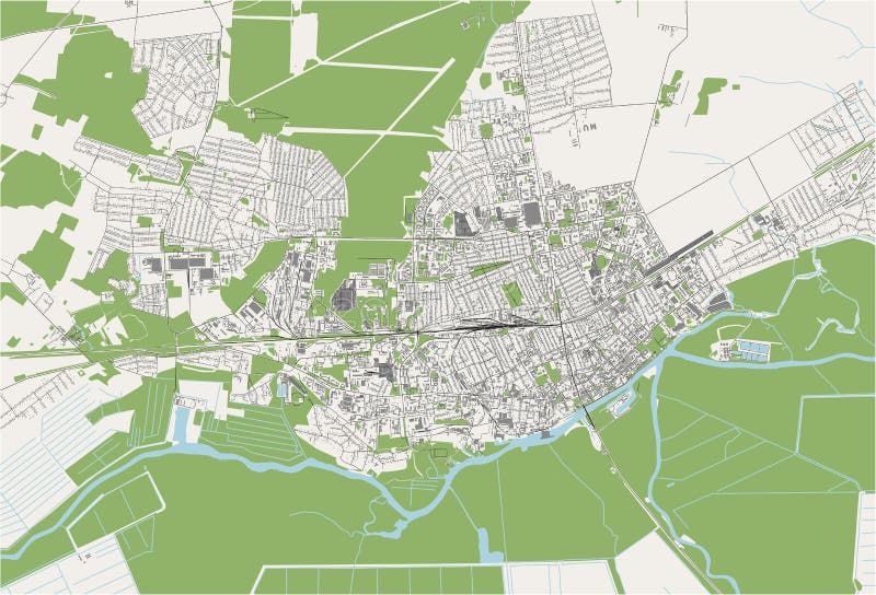 Carte De La Ville De Pinsk Belarus Illustration de Vecteur ...