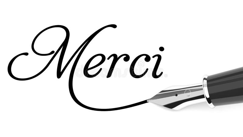 Signe De Papier De Confettis De Merci Illustration de Vecteur ...