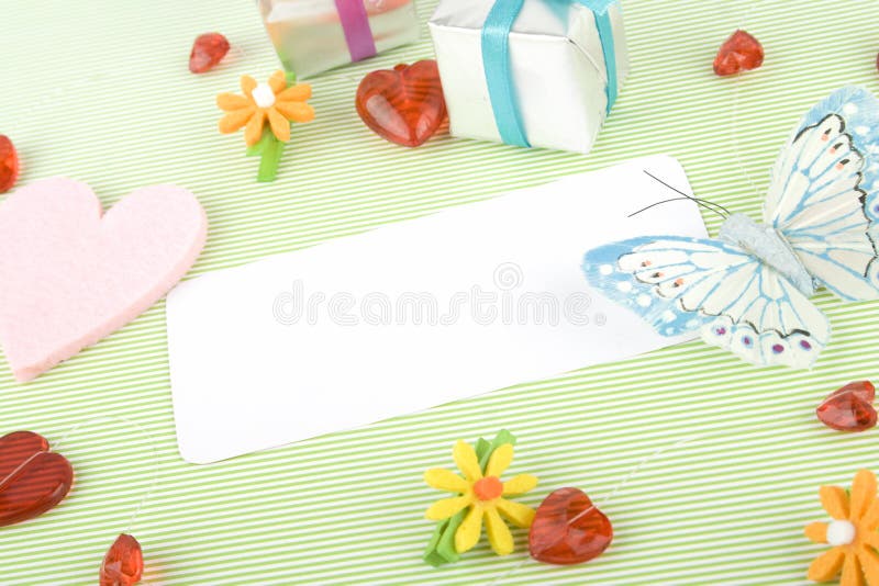 Carte de note image stock. Image du lettre, décoration - 14654195