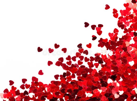 Carte De Vacances Avec Des Coeurs Photo stock - Image du rouge, signe ...