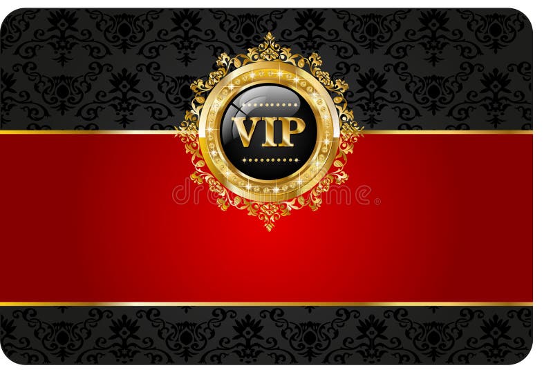 Carte de VIP illustration de vecteur. Illustration of offre - 93802365
