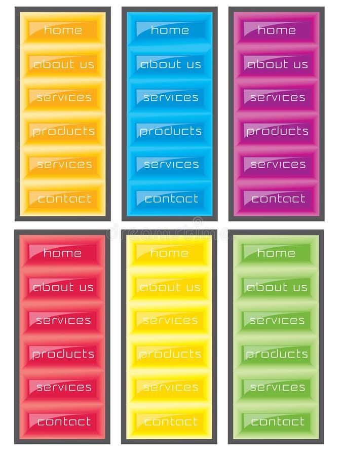 Nuance De Bleu, Couleur, Dégradé, Fond Avec Code Et Nom Illustration de ...