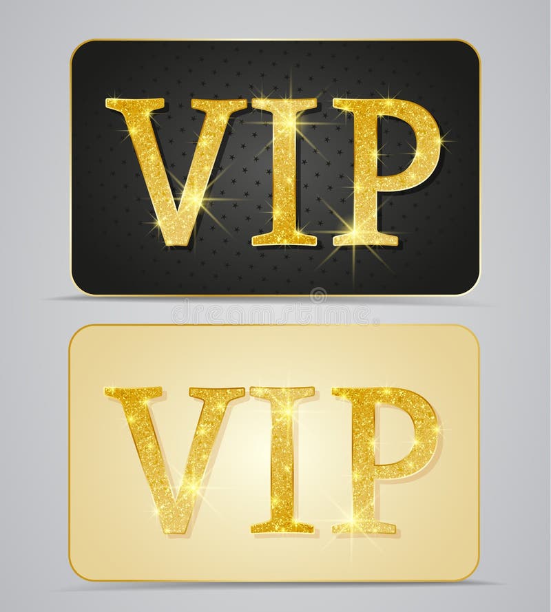 Carte di VIP illustrazione vettoriale. Illustrazione di schedi - 42510468
