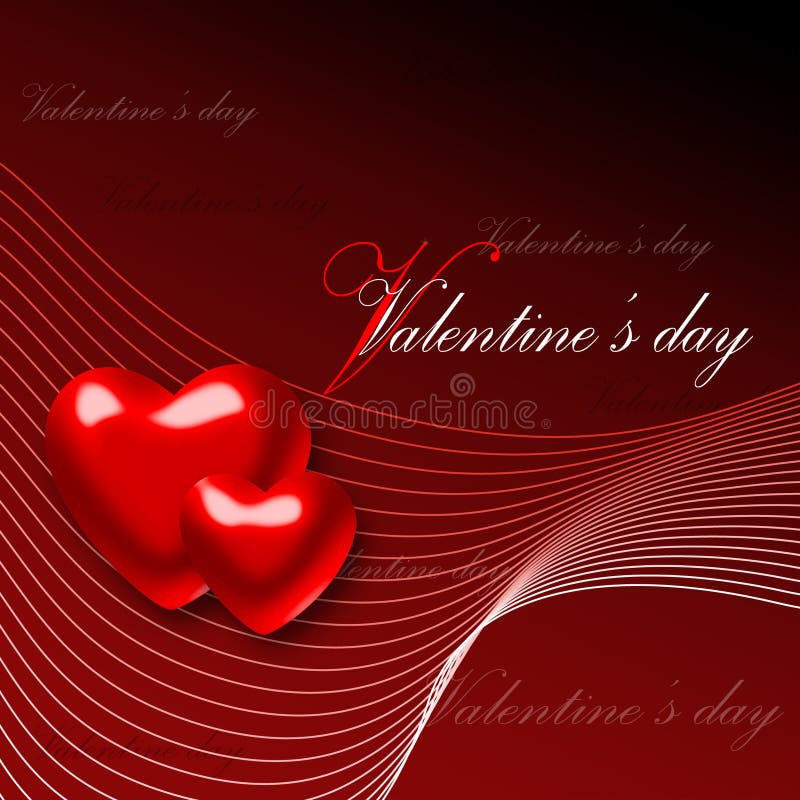 Carte du jour de Valentine illustration stock. Illustration du pétale ...