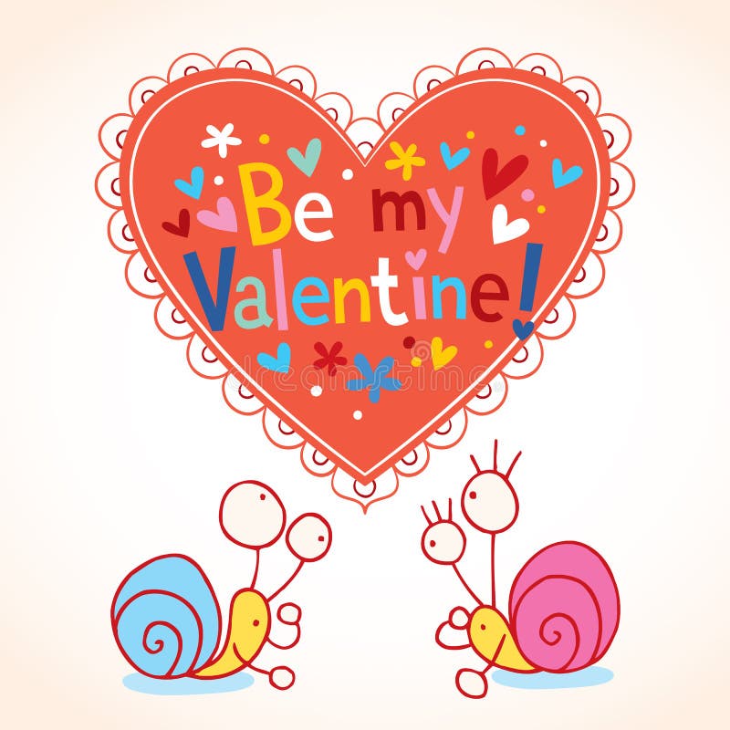 Carte du jour de Valentine illustration de vecteur. Illustration du ...