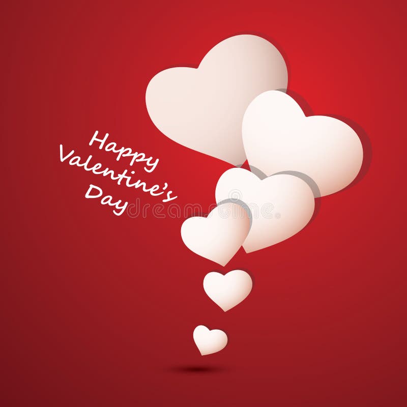 Carte du jour de Valentine illustration de vecteur. Illustration du ...