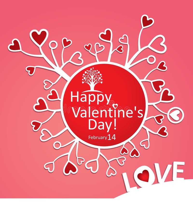 Carte du jour de Valentine illustration stock. Illustration du mignon ...