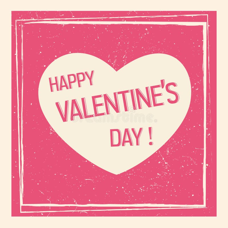 Carte du jour de Valentine illustration de vecteur. Illustration du ...
