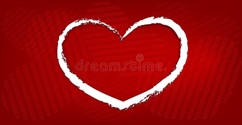 Carte du jour de Valentine illustration de vecteur. Illustration du ...