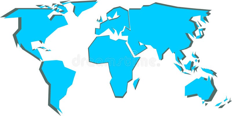 Graphique De Vecteur D'illustration De Carte Du Monde, Vert, Bleu ... Graphique De Vecteur D'illustration De Carte Du Monde, Vert, Bleu ...