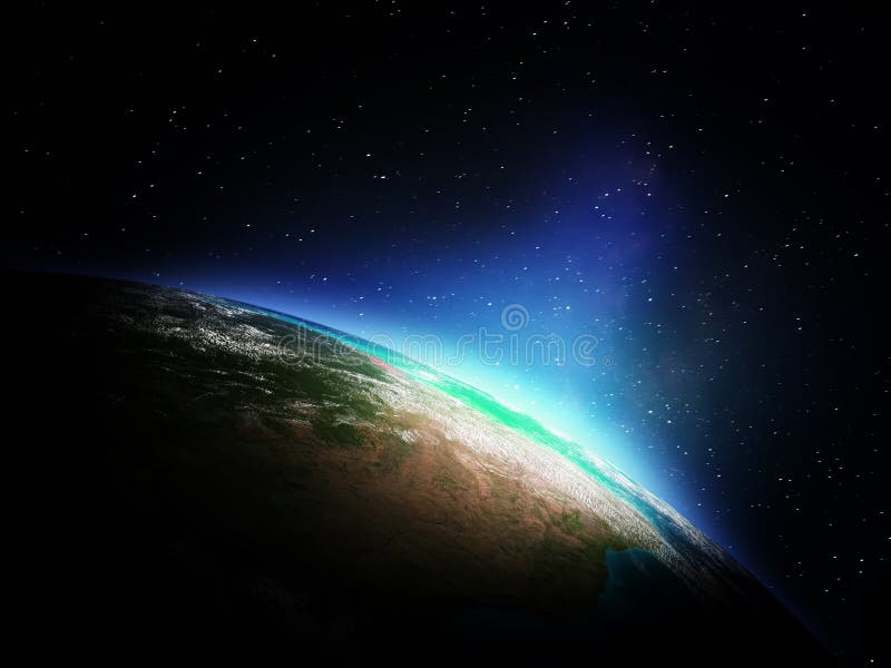 Carte du monde de l'espace illustration stock. Illustration du science ...