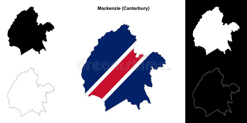 Carte du plan du mackenzie illustration de vecteur. Illustration du ...