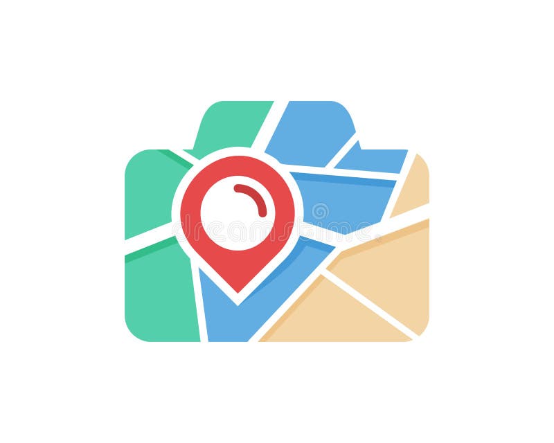 Carte Logo Icon Design De Photographie Illustration de Vecteur ...