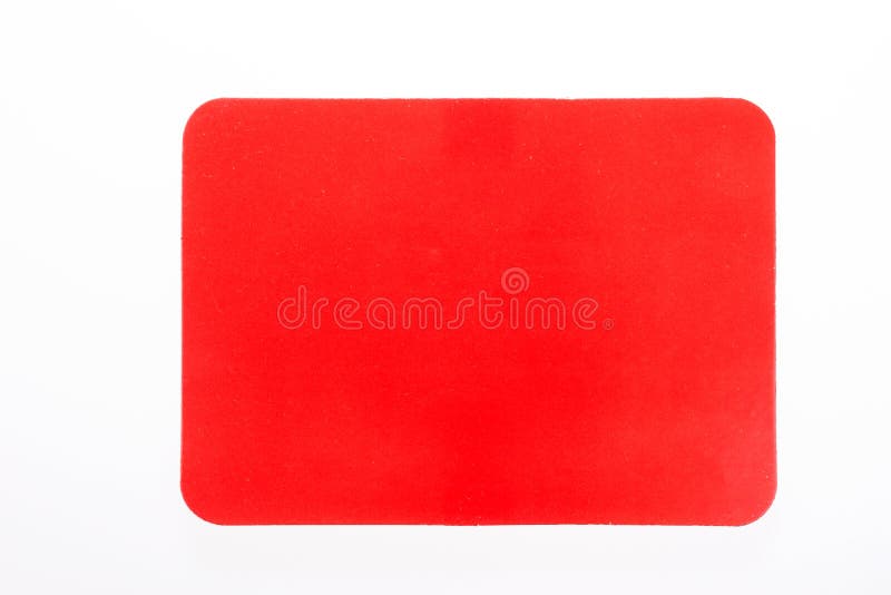Carte Rouge D'isolement Sur Le Blanc Image stock - Image du concept ...