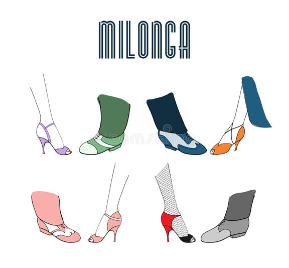 Cartel de Milonga ilustración del vector. Ilustración de minimalista ...