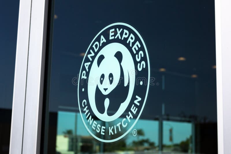 Cartel Del Restaurante Panda Express Foto de archivo editorial - Imagen ...