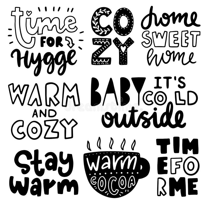 Cartel Del Vector Con Frases Ilustración del Vector - Ilustración de ...