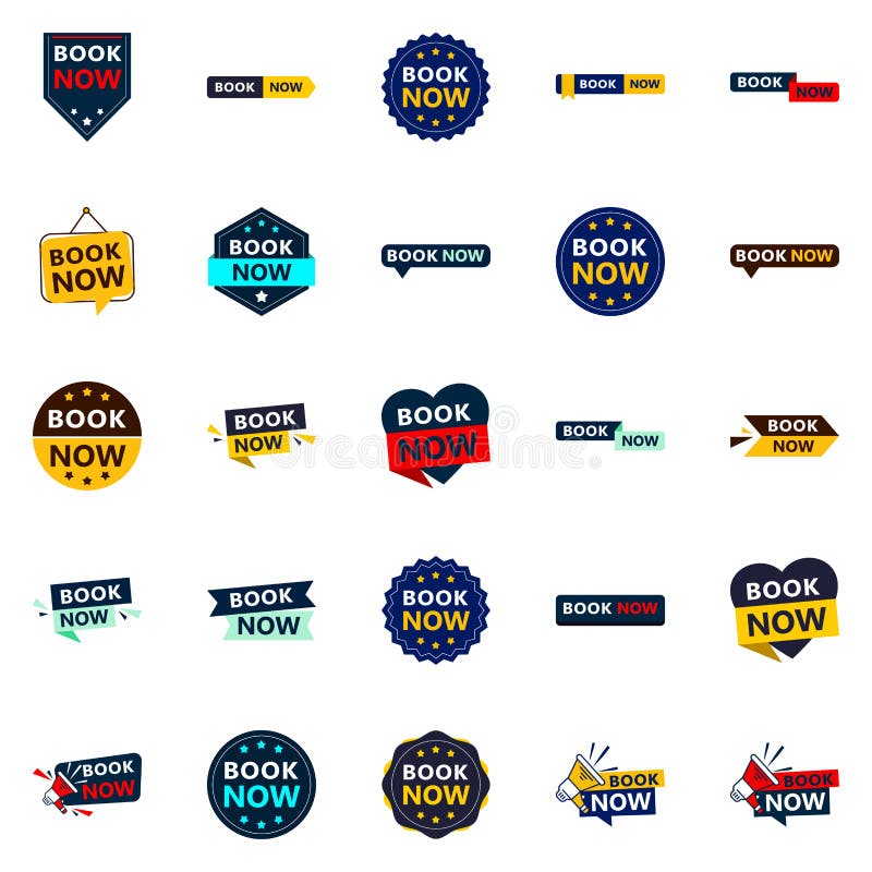 25 Carteles Que Le Ayudan a Destacarse Ilustración del Vector ...