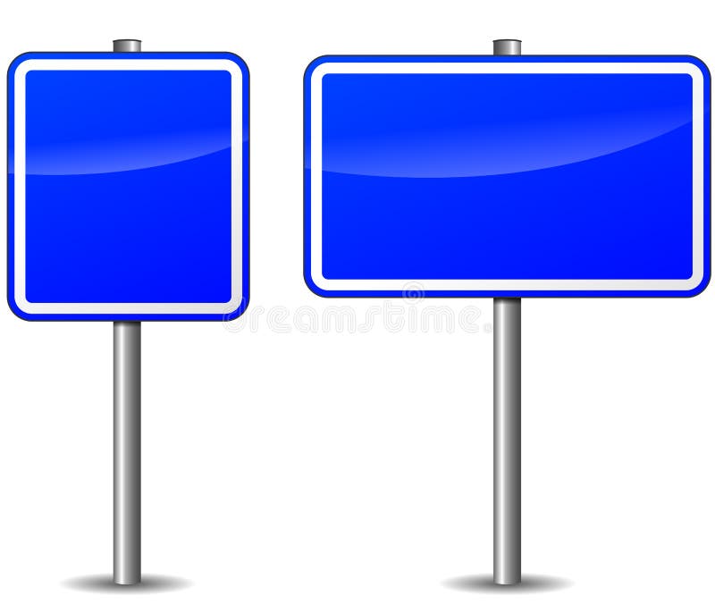 Cartello Blu Scuro Di Vettore Illustrazione Vettoriale - Illustrazione ...