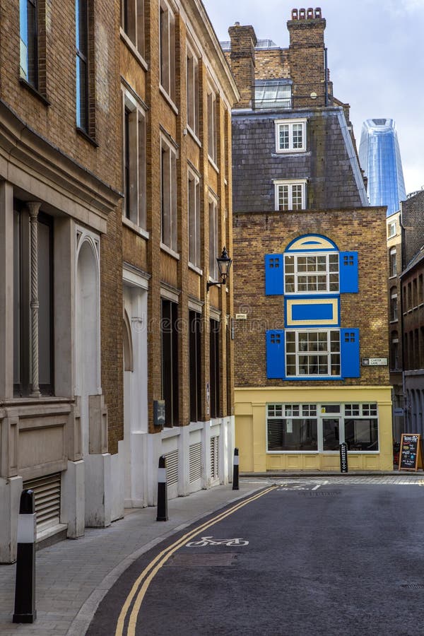 Carter Lane in London, UK editorial stock photo. Image of attraction ...