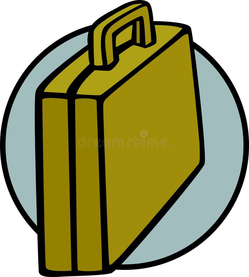 Cartera ilustración del vector. Ilustración de vector - 6252322