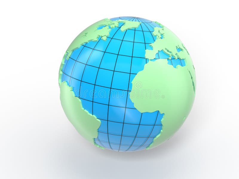 Cartes de globe du monde illustration stock. Illustration du earth ...