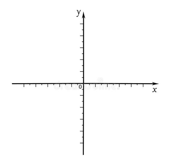 Cartesian Coordinate System. Vector Illustration Stock Vector ...
