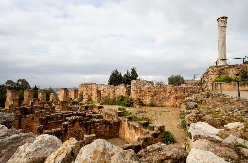 Carthage image stock. Image du passé, secteur, malheur - 23690479