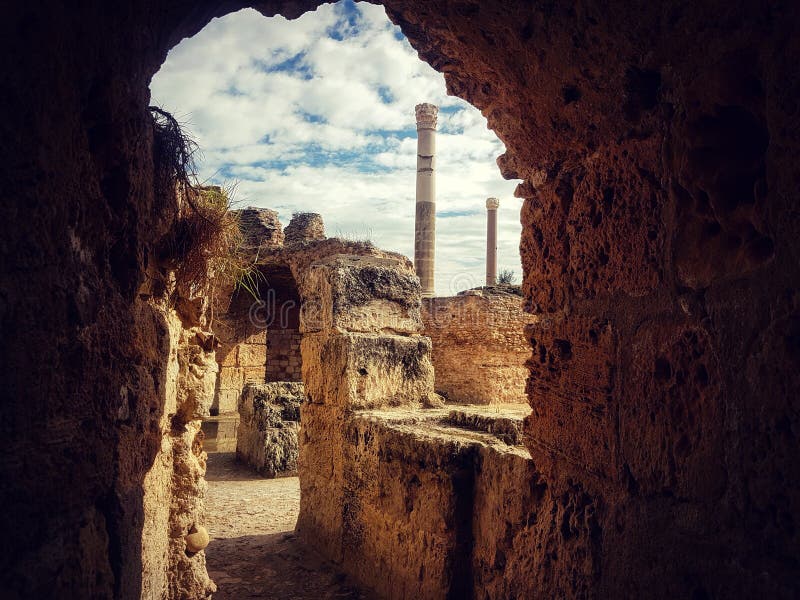 Carthage image stock. Image du carthage, ruines, tunis - 81185291