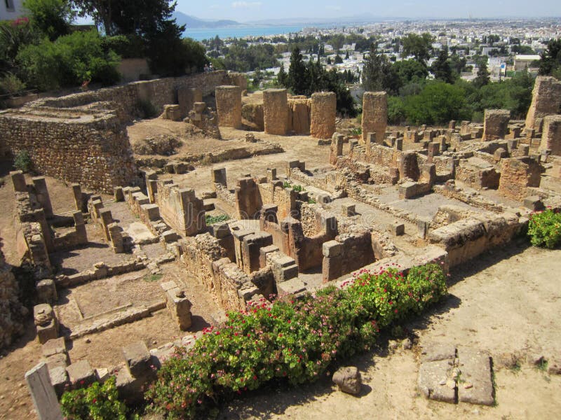Carthage stock image. Image of state, ruins, rome, interest - 80686673