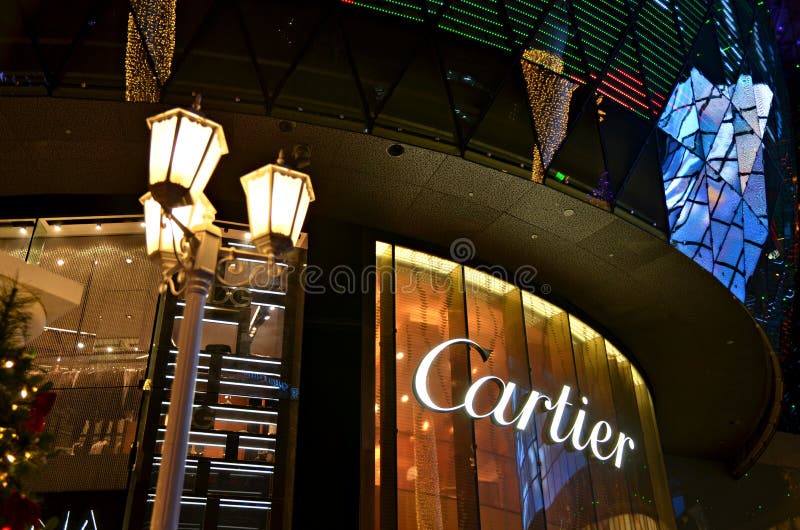 Cartier chez ION Orchard photo stock éditorial. Image du marchandises ...
