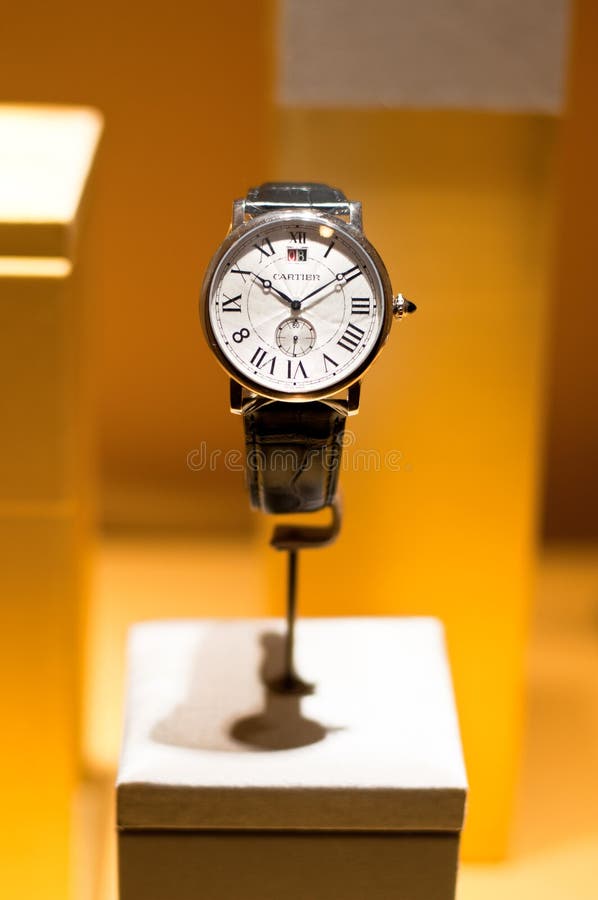 Classic Design Cartier Designer Watch Stock Photos - Free & Royalty ...