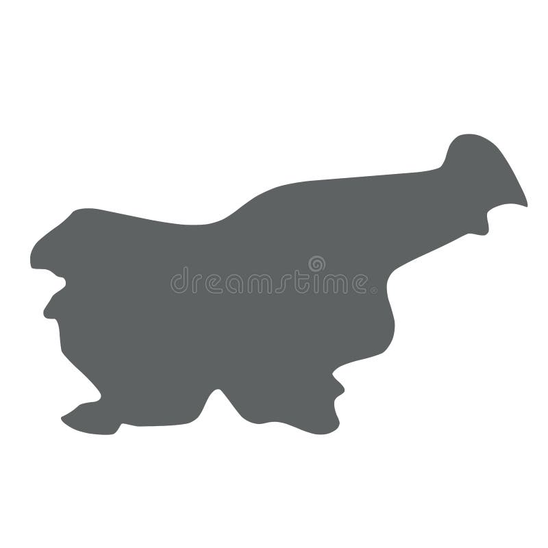 Cartina Geografica Della Slovenia Illustrazione Vettoriale ... Cartina Geografica Della Slovenia Illustrazione Vettoriale ...