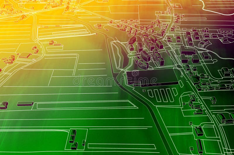 Cartography map city stock illustration. Illustration of cartography ...