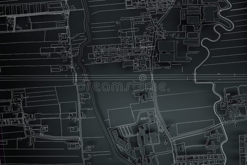 Cartography map city stock illustration. Illustration of transportation ...