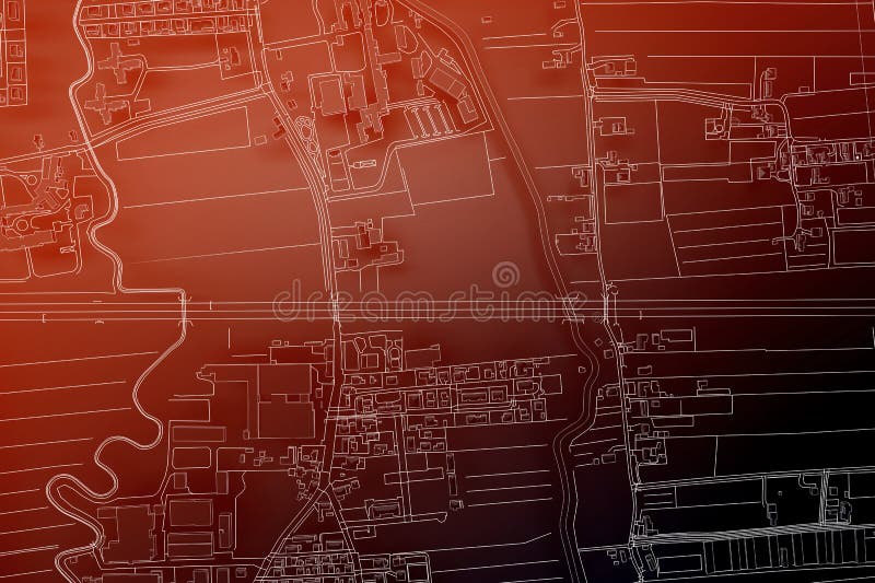 Cartography map city stock illustration. Illustration of housing ...