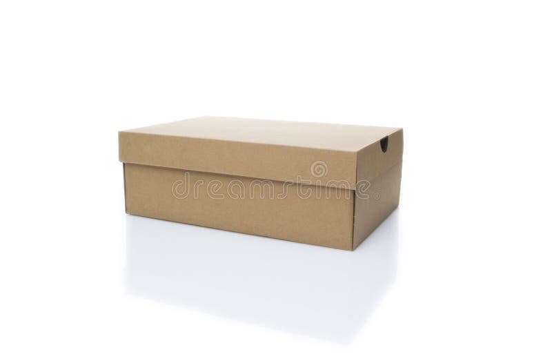 Closed Cardboard Box Taped Up Stock Photo - Image of cardboard ...