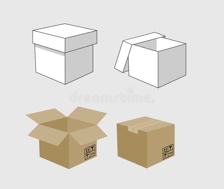Transfer Carton Box Stock Illustrations – 2,453 Transfer Carton Box ...