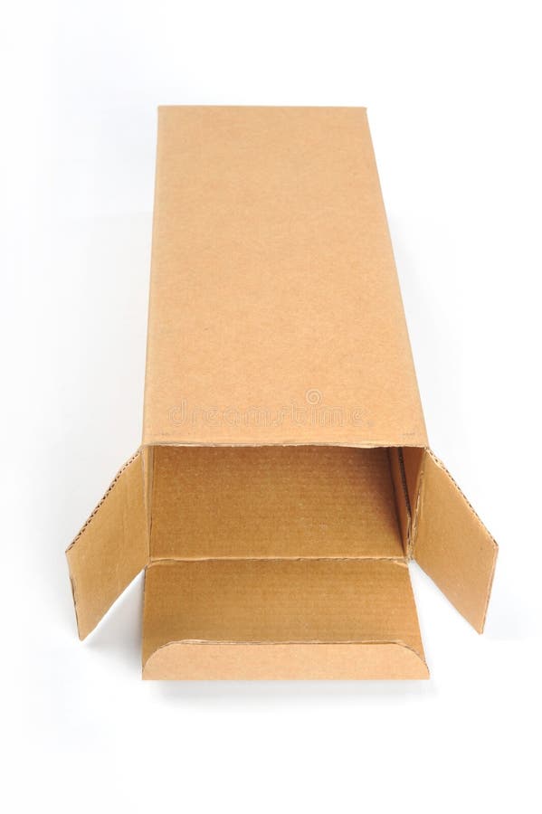 Carton box stock image. Image of clipping, cardboard, isolated - 9088915