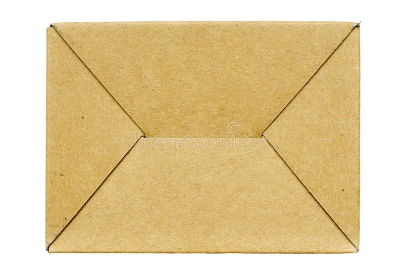 Carton box bottom stock photo. Image of isolated, yellow - 49008760