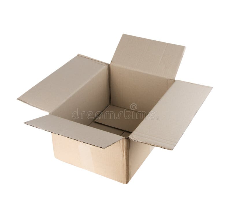 Emplty Mailing Box stock image. Image of single, closed - 4485275