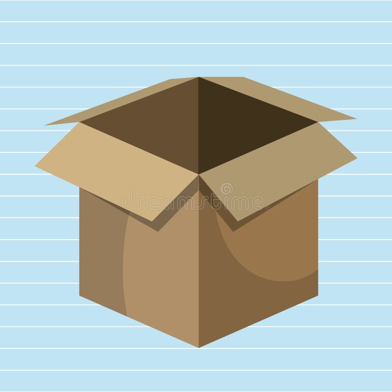 Carton box design stock vector. Illustration of container - 81098671